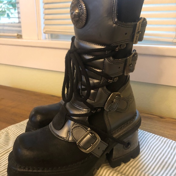 New Rock | Shoes | New Rock Boots Gothic Punk Biker | Poshmark